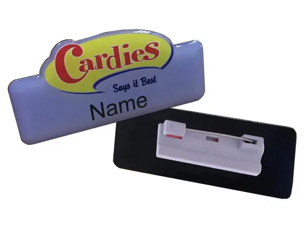 Custom Name Badge - Pin Clip | Three6ixty