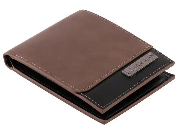 Urban Man Quinn Double Layer PU Wallet | Three6ixty