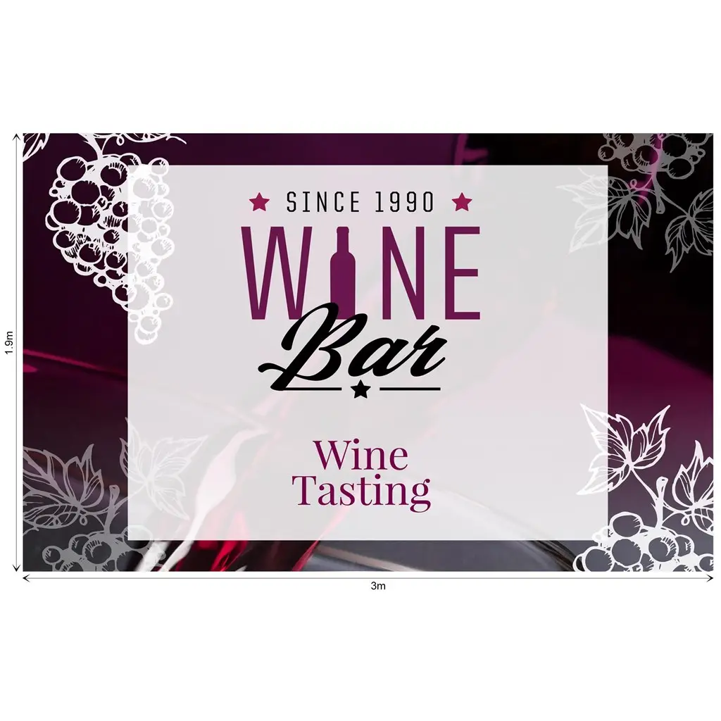 Ovation Sublimated Gazebo 4.5m X 3m - Short Side Full-Wall (Excludes Hardware) | Three6ixty