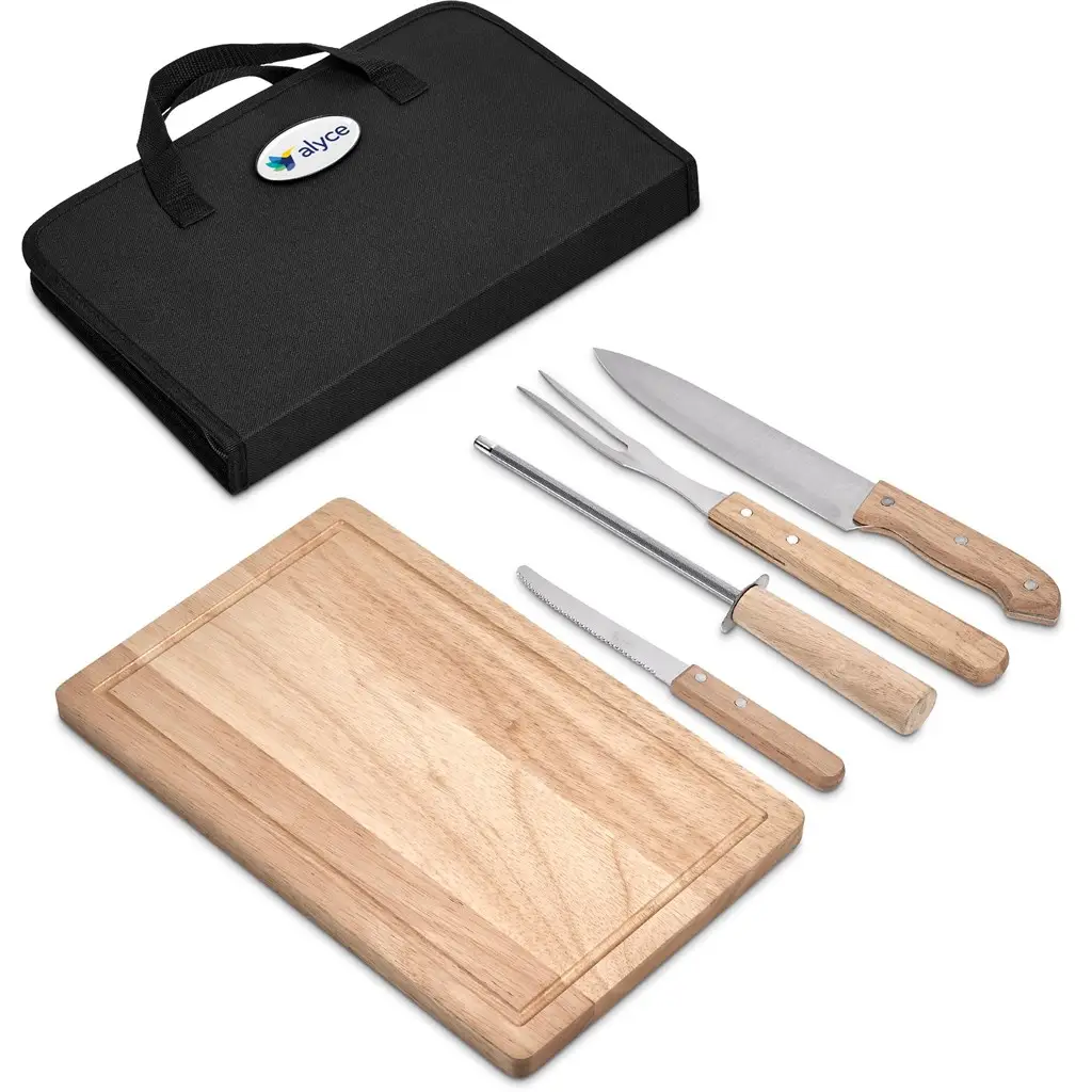 Brenton 5-Piece Braai & Carving Set | Three6ixty