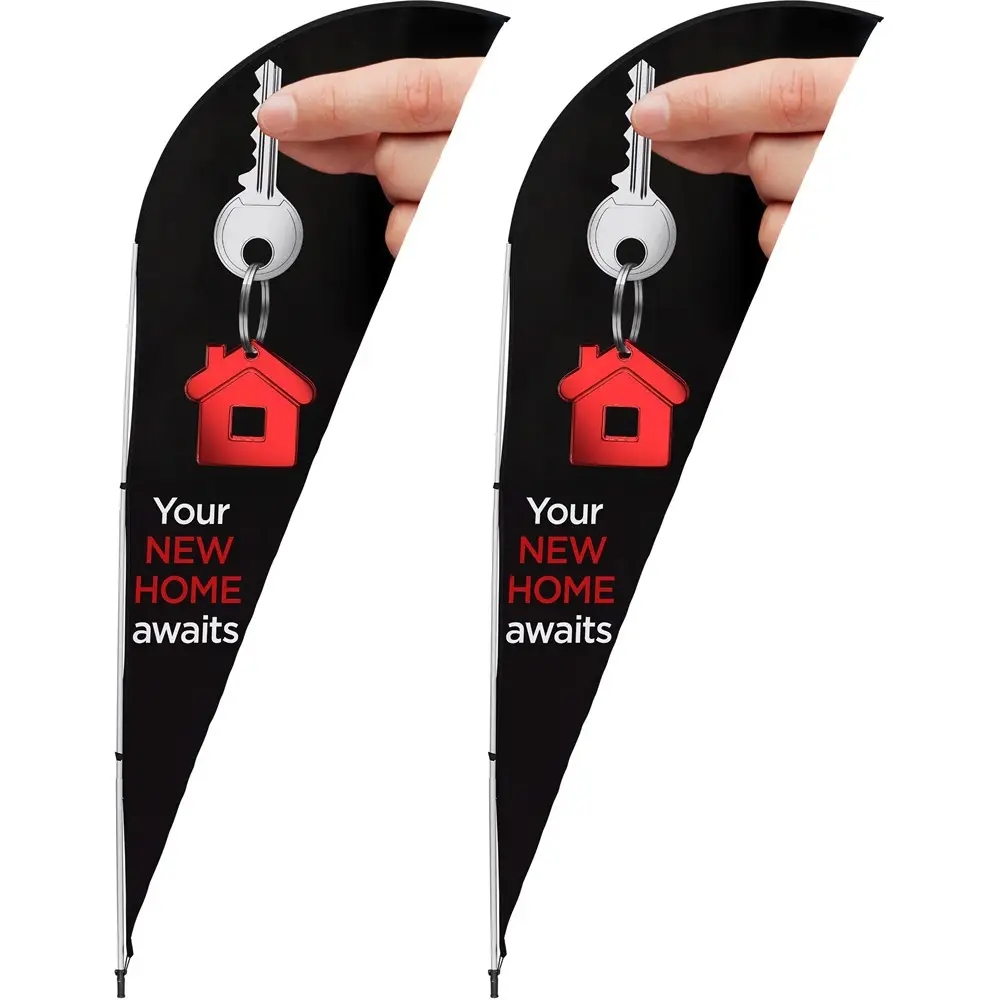 Legend 2m Sharkfin Flying Banner (Set of 2) | Three6ixty