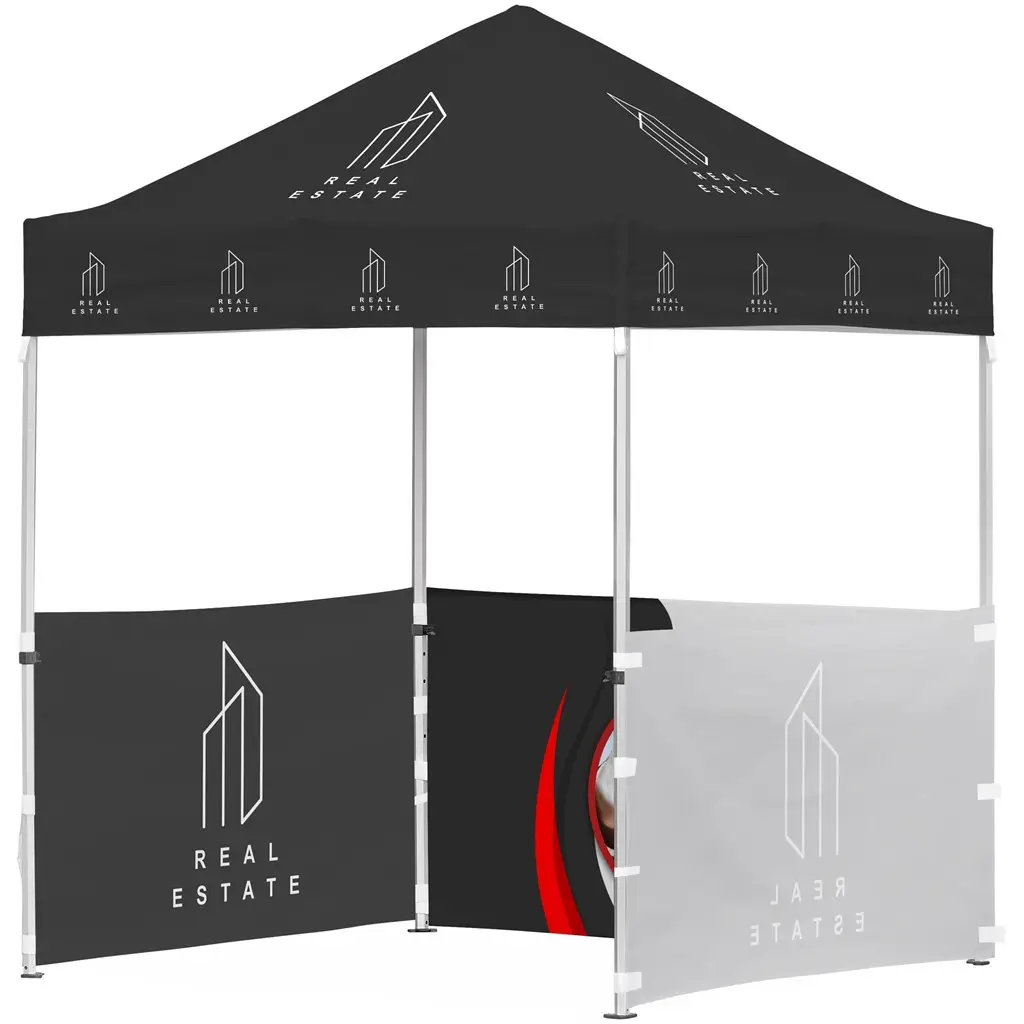Ovation Sublimated Gazebo 2m X 2m Petite Frame - 3 Half-Wall Skins ...