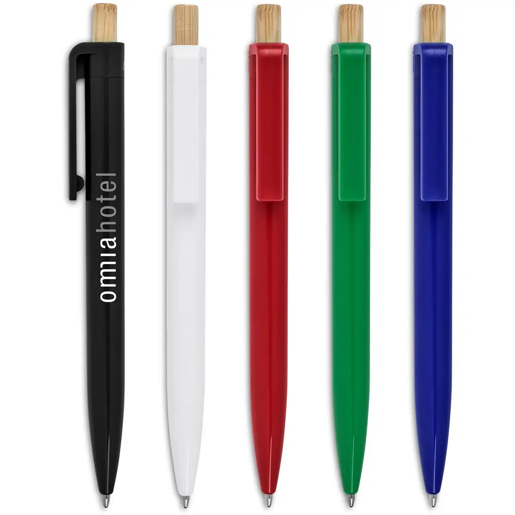 Altitude Tickit Recycled Plastic & Bamboo Ball Pen | Three6ixty